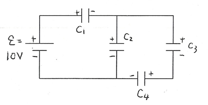 Solved C-Q/V Capacitors-(in parallel - Ceq C1 + C2 + C3 | Chegg.com