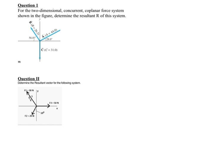 Solved Question 1 For the two-dimensional, concurrent, | Chegg.com