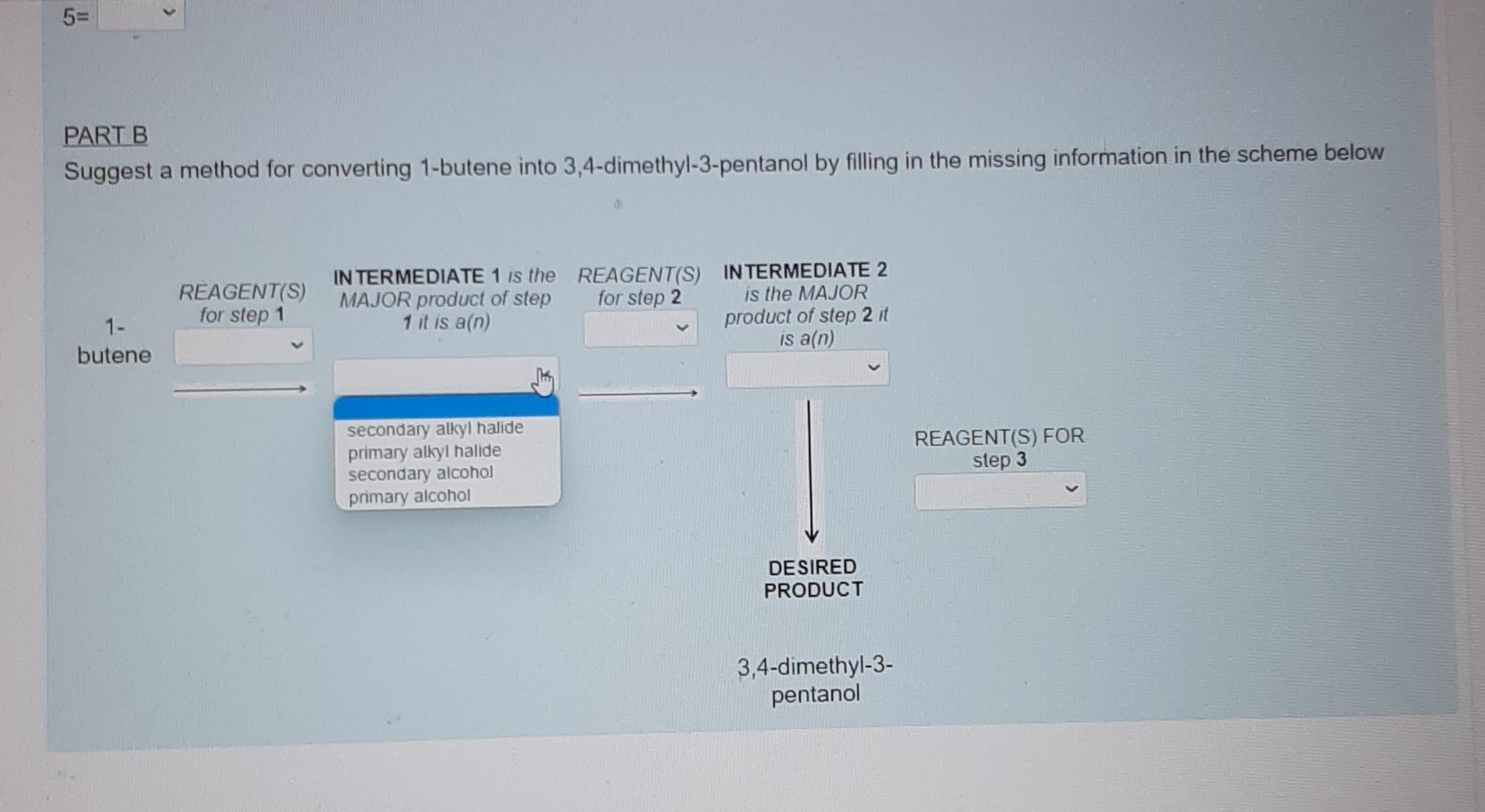 Solved 14 This question is worth 10 marks ered 1 PARTA Fill | Chegg.com