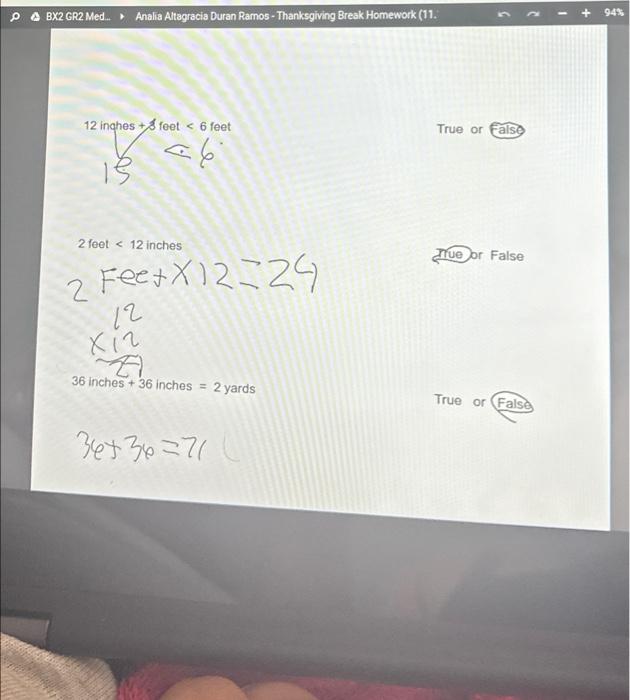 Solved BX2 GR2 Med... Analia Altagracia Duran Ramos - | Chegg.com