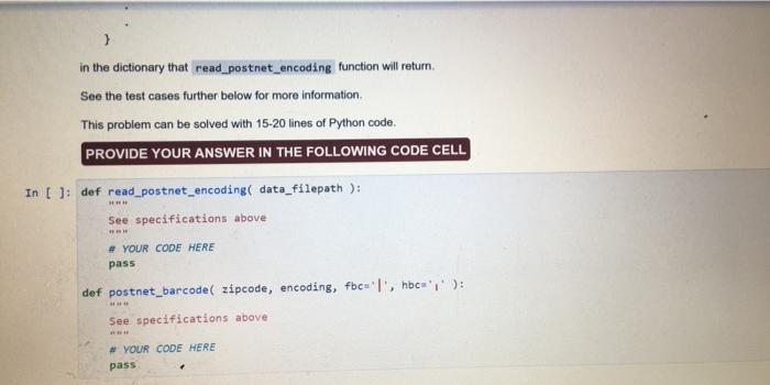 Solved a United States Postal Service uses a bar code | Chegg.com