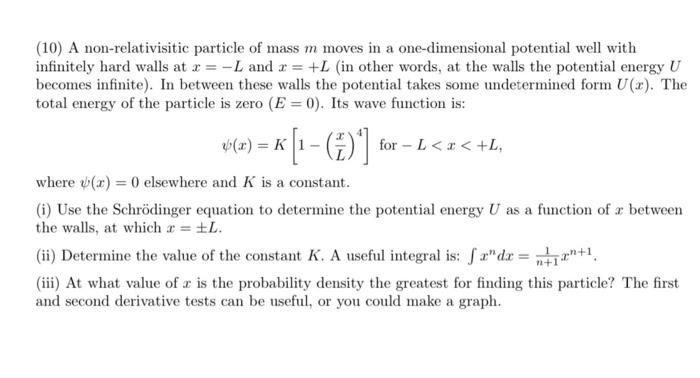 Solved (9) An unstable particle at rest breaks into two | Chegg.com