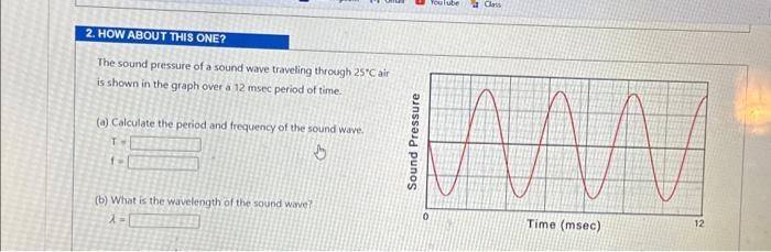 Solved Sound Pressure Graphs: RECORDINGS A recording of a | Chegg.com