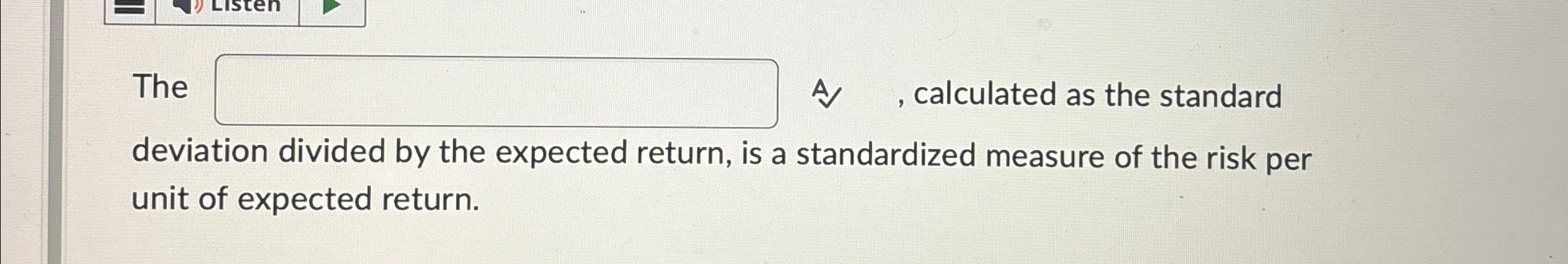 The ﻿A , ﻿calculated as the standard deviation | Chegg.com
