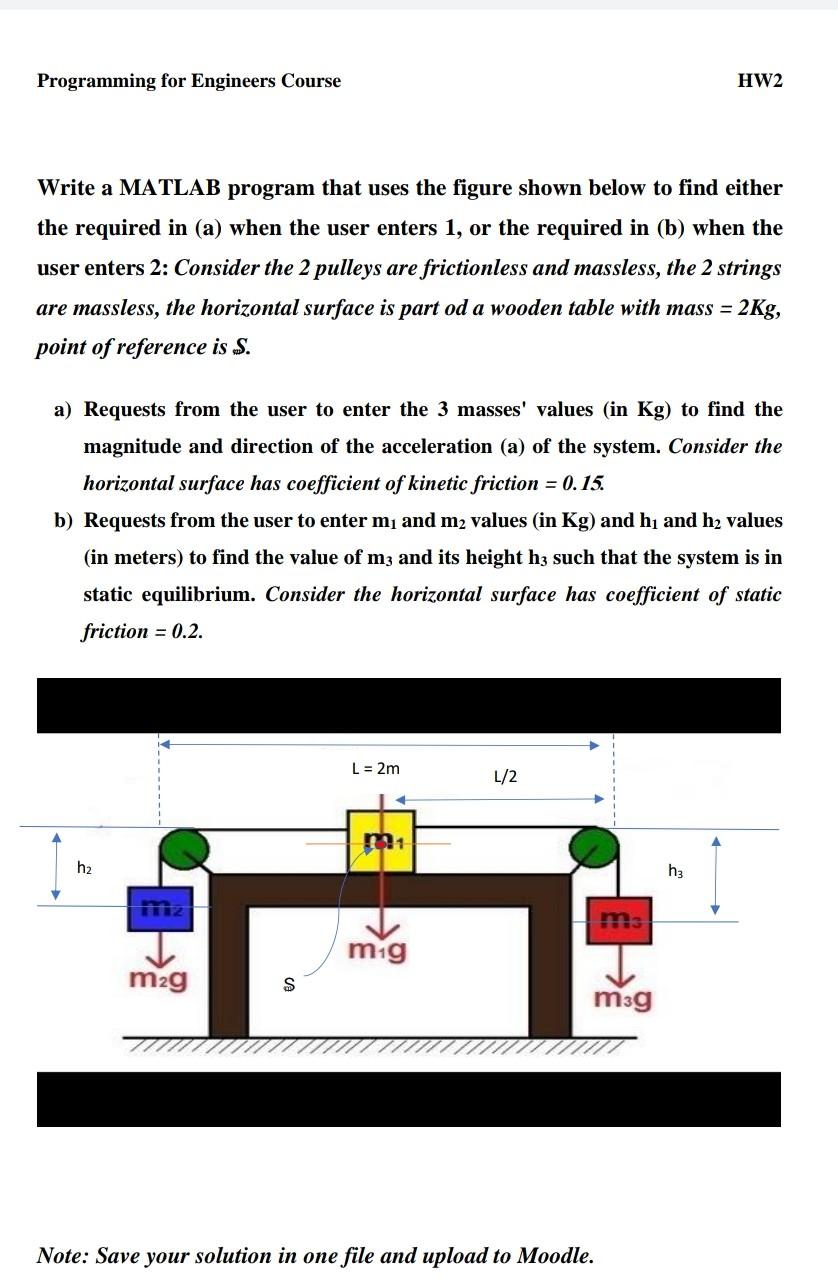Solved Programming for Engineers Course HW2 Write a MATLAB | Chegg.com