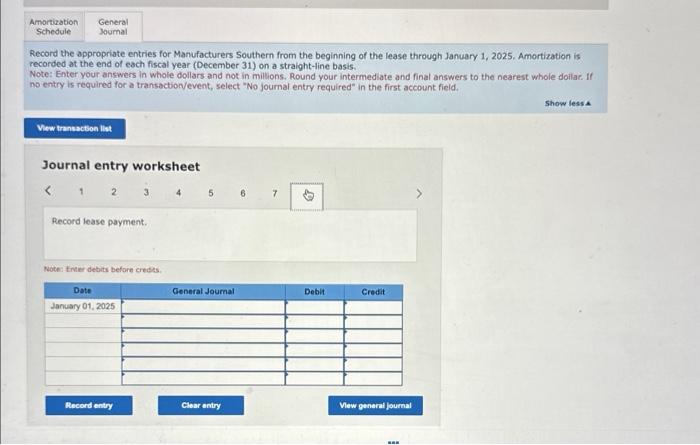 Solved Exercise 15-6 (Static) Finance lease; lessee [L015-2] | Chegg.com