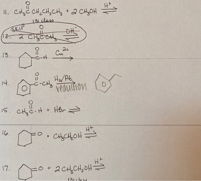 Solved 11. CH₃ C CH₃ CH₂ CH3 + 2 CH₃OH 131 class SKIP O 12. | Chegg.com