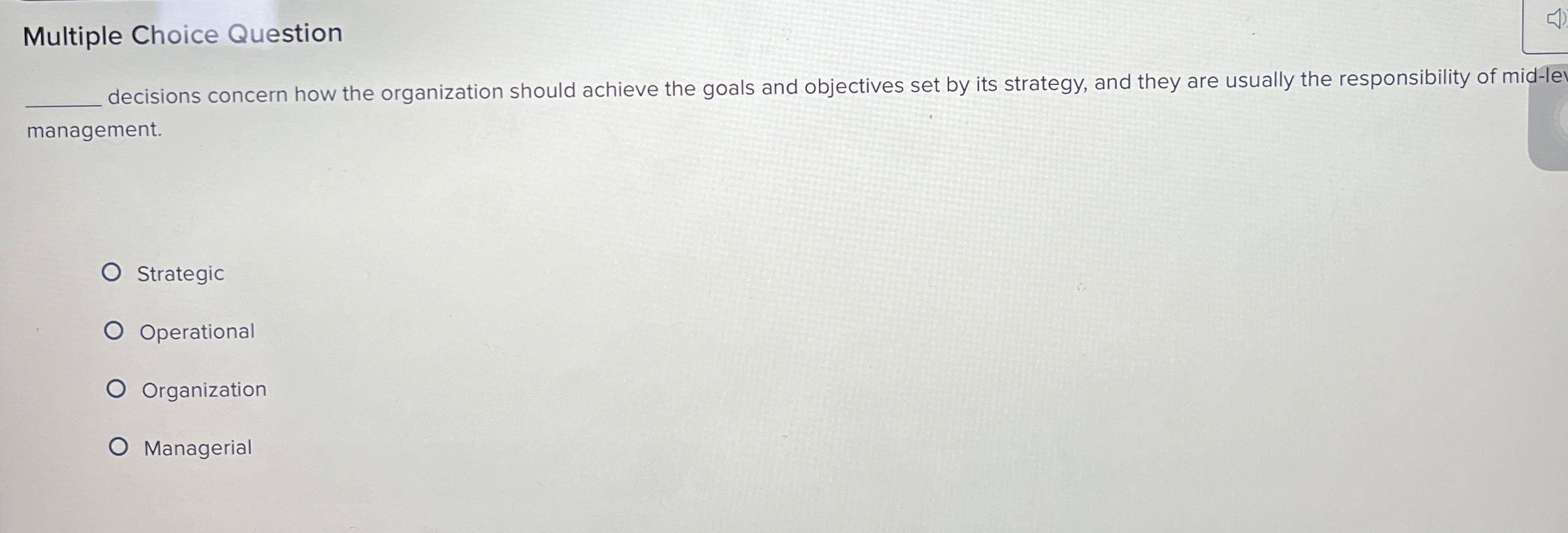 Solved Multiple Choice Question decisions concern how the | Chegg.com