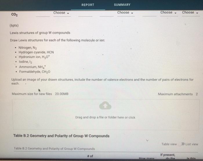 Solved bmission - Modeling Geometry and Polarity REPORT | Chegg.com