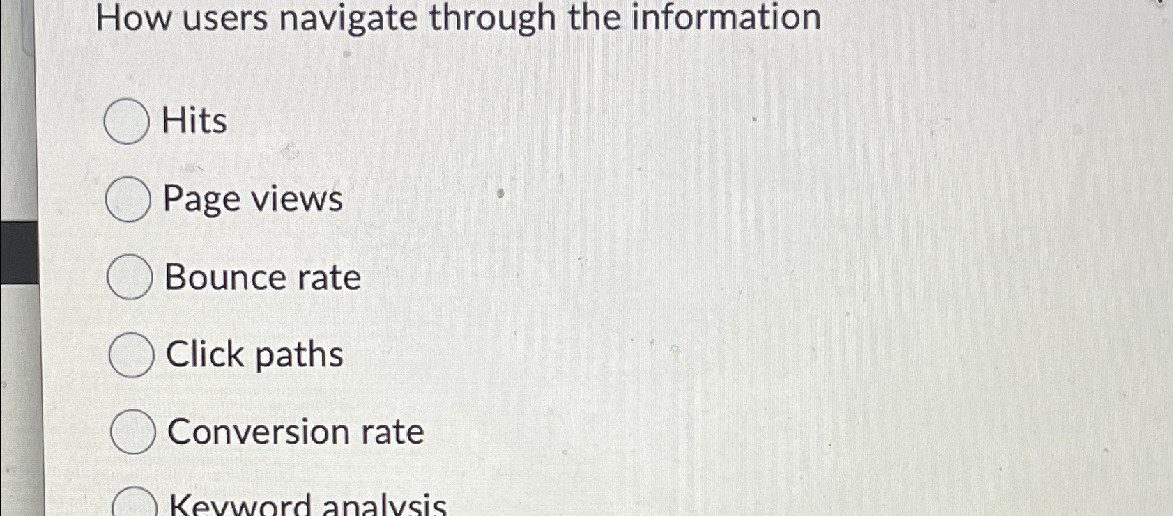 Solved How users navigate through the informationHitsPage | Chegg.com