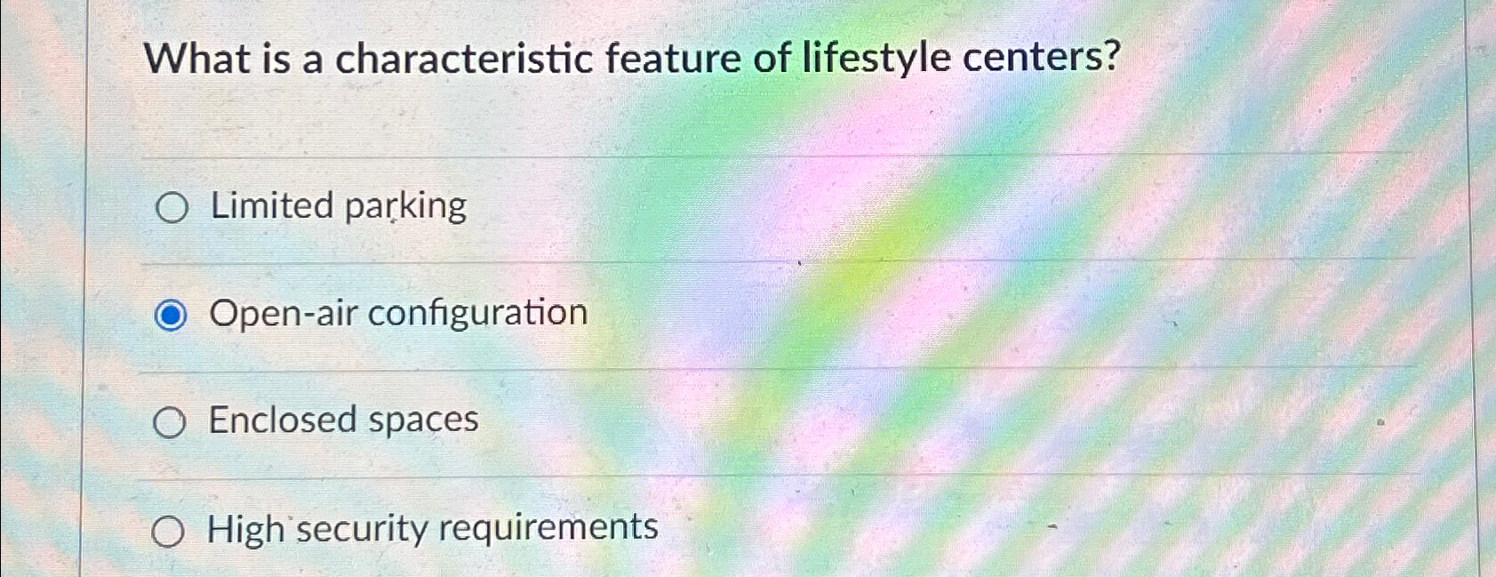 Solved What is a characteristic feature of lifestyle | Chegg.com