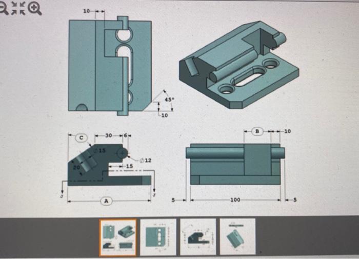 Solved B31801: Basic Part - Step 1 - (Fixture Block) Build | Chegg.com