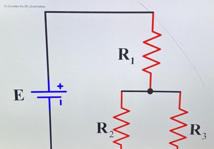 Solved 3.) Consider the DC circuit below. Calculate: a.) The | Chegg.com