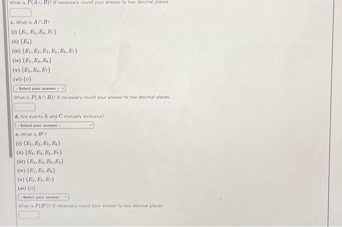 Solved Suppose that we have a sample space | Chegg.com