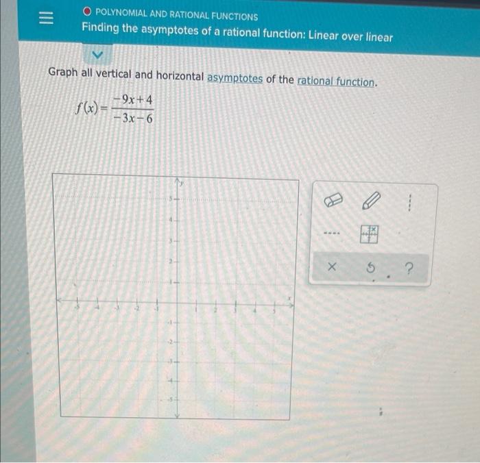 Solved O POLYNOMIAL AND RATIONAL FUNCTIONS = Finding the | Chegg.com