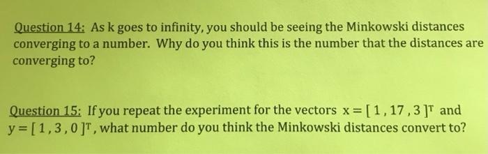 Solved Def. Minkowski Norm/K-Norm: Let x = ( x1, Xn ]T be a | Chegg.com