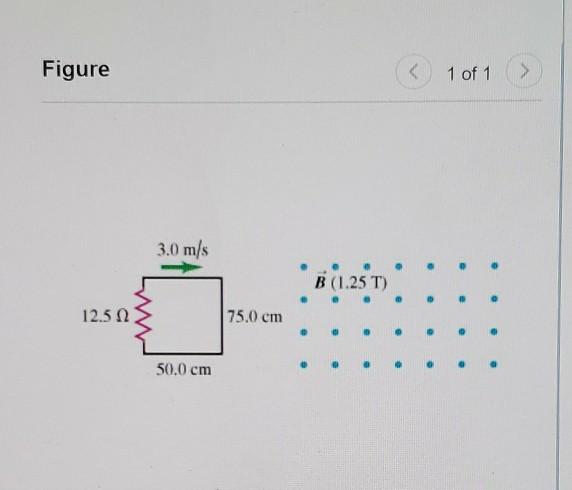 Solved A rectangular circuit is moved at a constant velocity | Chegg.com