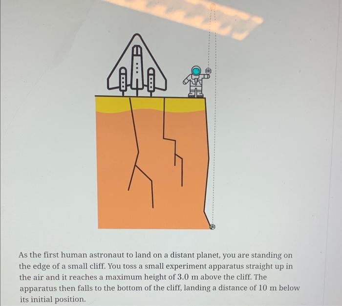 Solved As the first human astronaut to land on a distant | Chegg.com