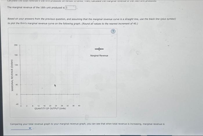 Solved 2. Calculating marginal revenue from a linear demand | Chegg.com