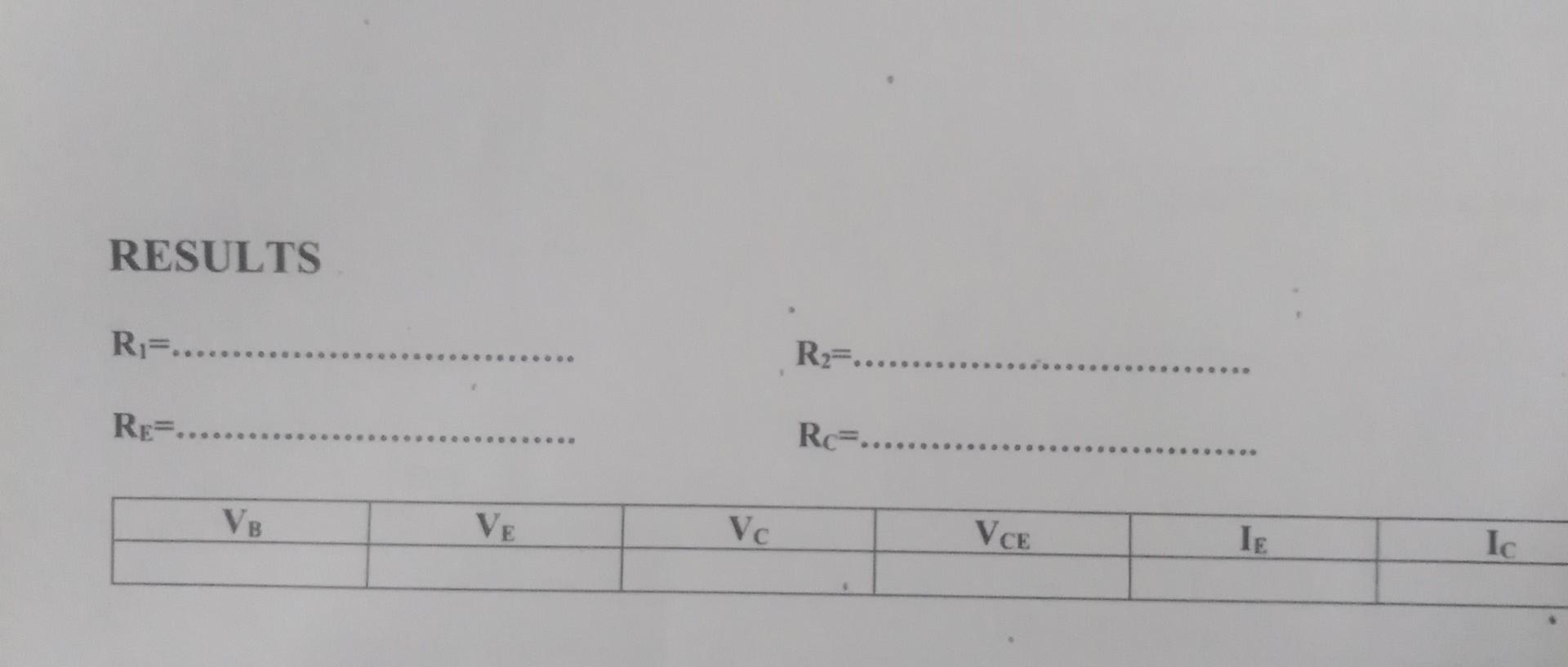 Solved BJECTIVE To design the DC biasing circuit of Common | Chegg.com Solved BJECTIVE To design the DC biasing circuit of Common | Chegg.com