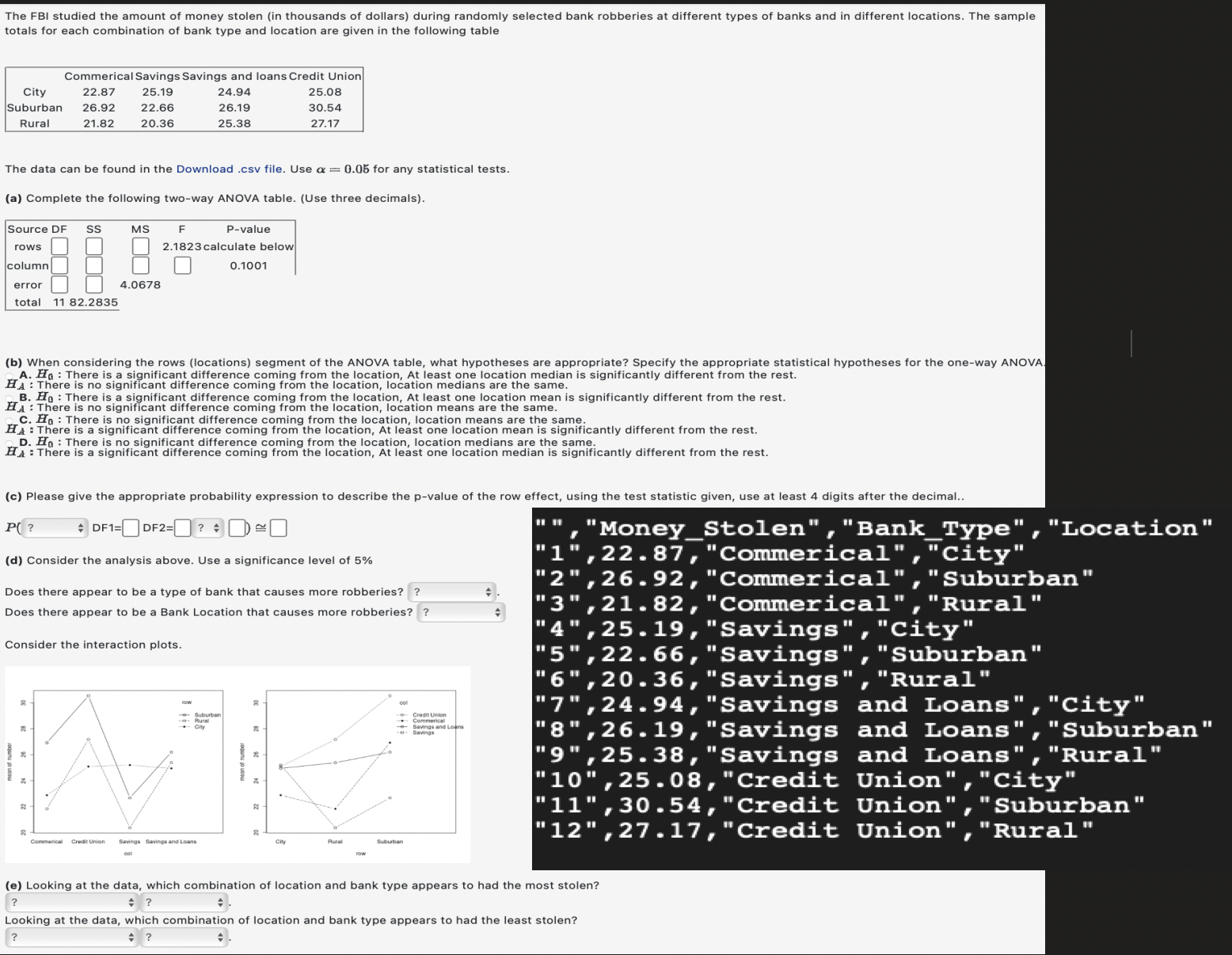 No need for multiple choice, just numerical answers, | Chegg.com