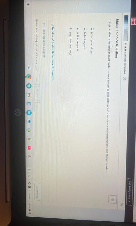 Solved Graw10 ﻿of 25 ﻿Concepts completedMultiple Choice | Chegg.com