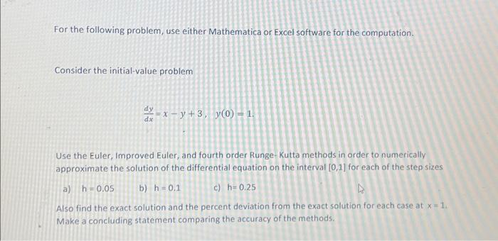 Solved I need the Mathematica code! **please use mathematica | Chegg.com