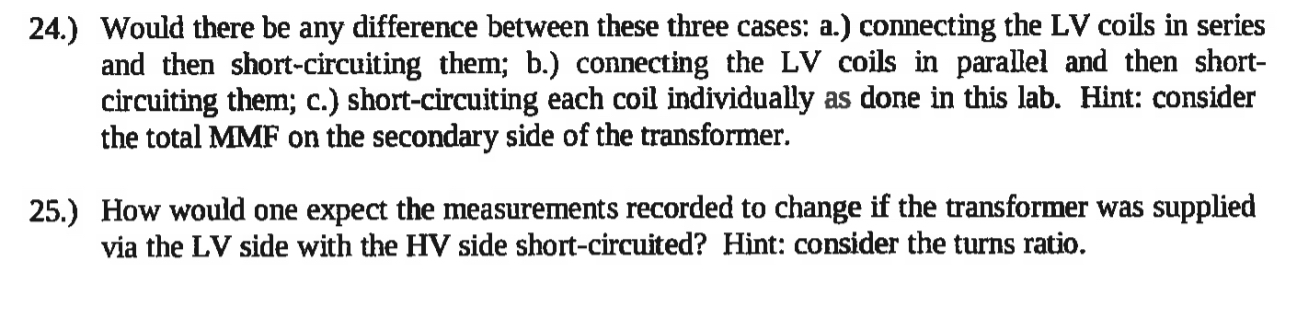 Solved 24.) ﻿Would there be any difference between these | Chegg.com