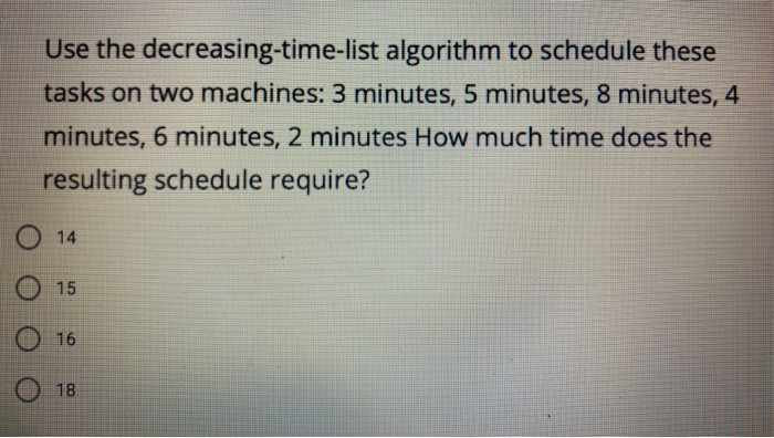 Solved What is the minimum time required to complete 12 | Chegg.com