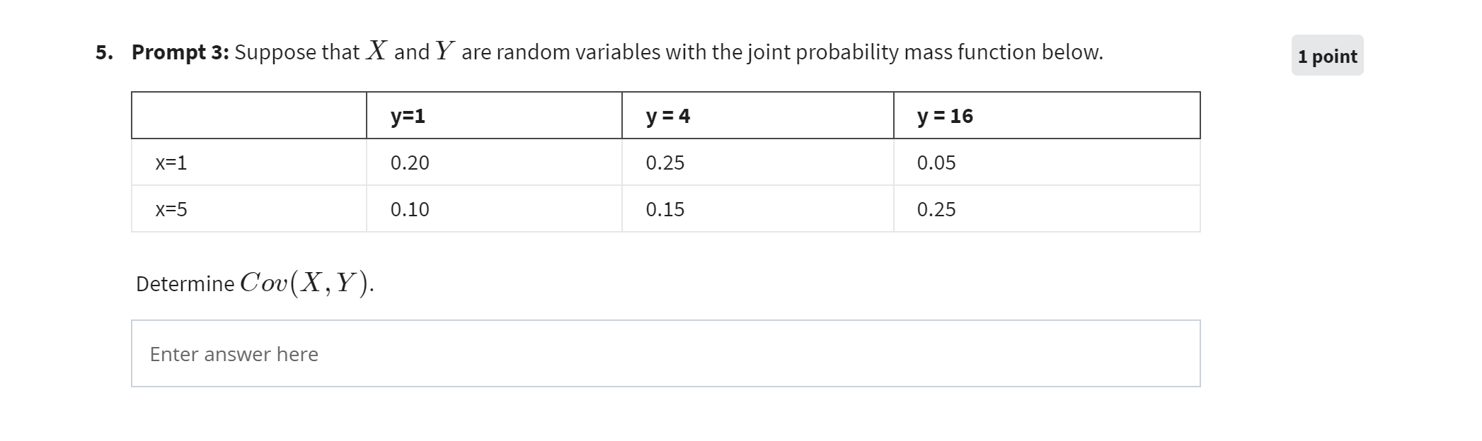 Solved Prompt 3: Suppose that x ﻿and Y ﻿are random variables | Chegg.com