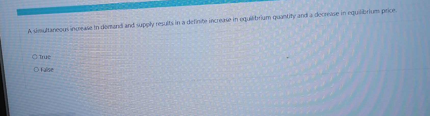 Solved A simultaneous increase incemandiand supply results | Chegg.com