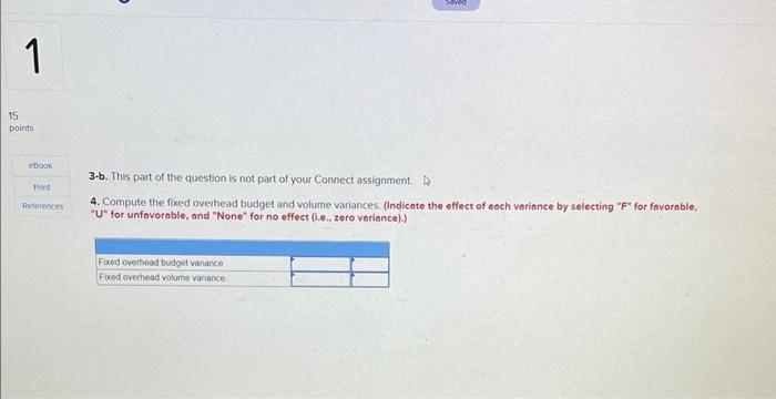 Solved Problem 10-32 Comprehensive Variance Analysis in a | Chegg.com