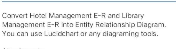 Solved Convert Hotel Management E-R and Library Management | Chegg.com Solved Convert Hotel Management E-R and Library Management | Chegg.com
