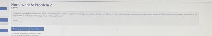Solved Homework 8: Problem 2 (1 point) Fluorescent lighbulbs | Chegg.com
