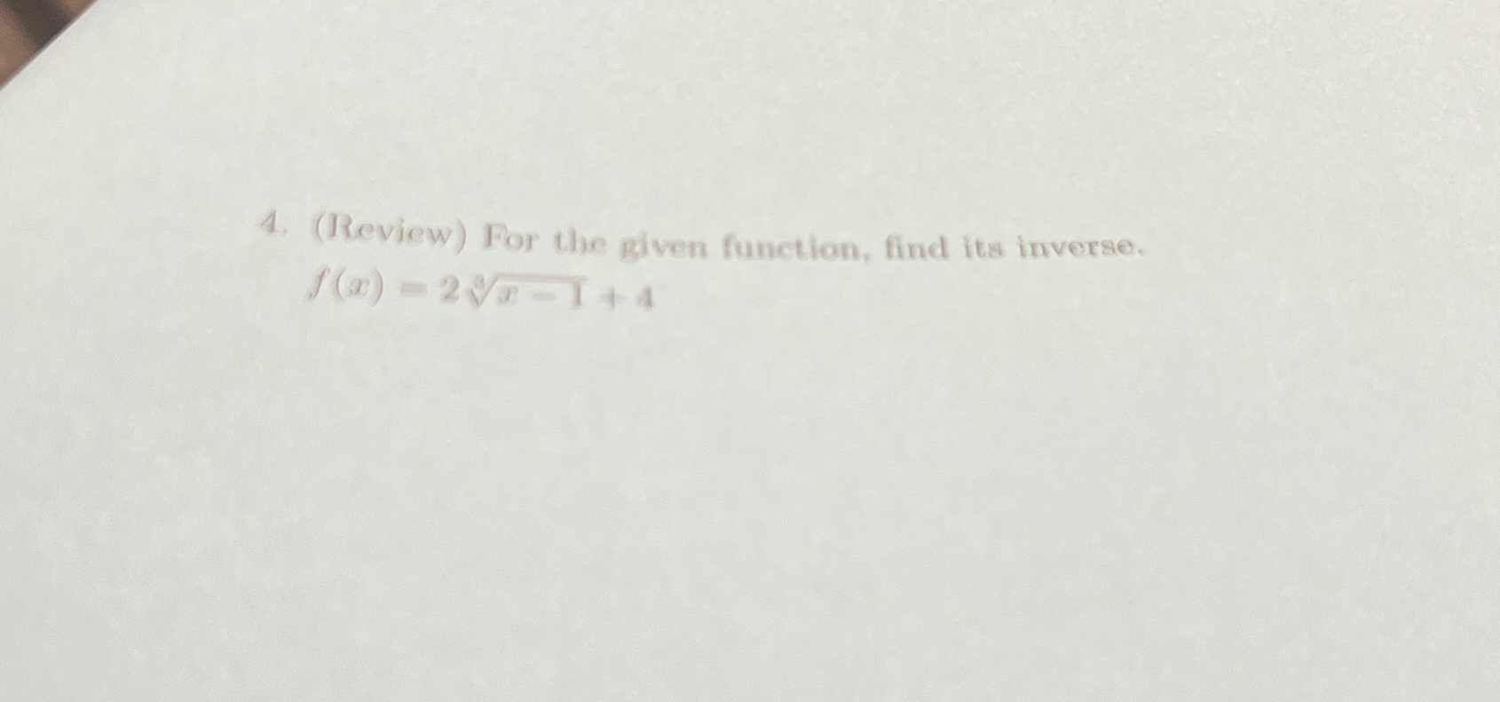Solved (Review) ﻿For the given function, find its | Chegg.com