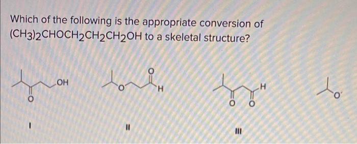 Solved Which of the following is the appropriate conversion | Chegg.com