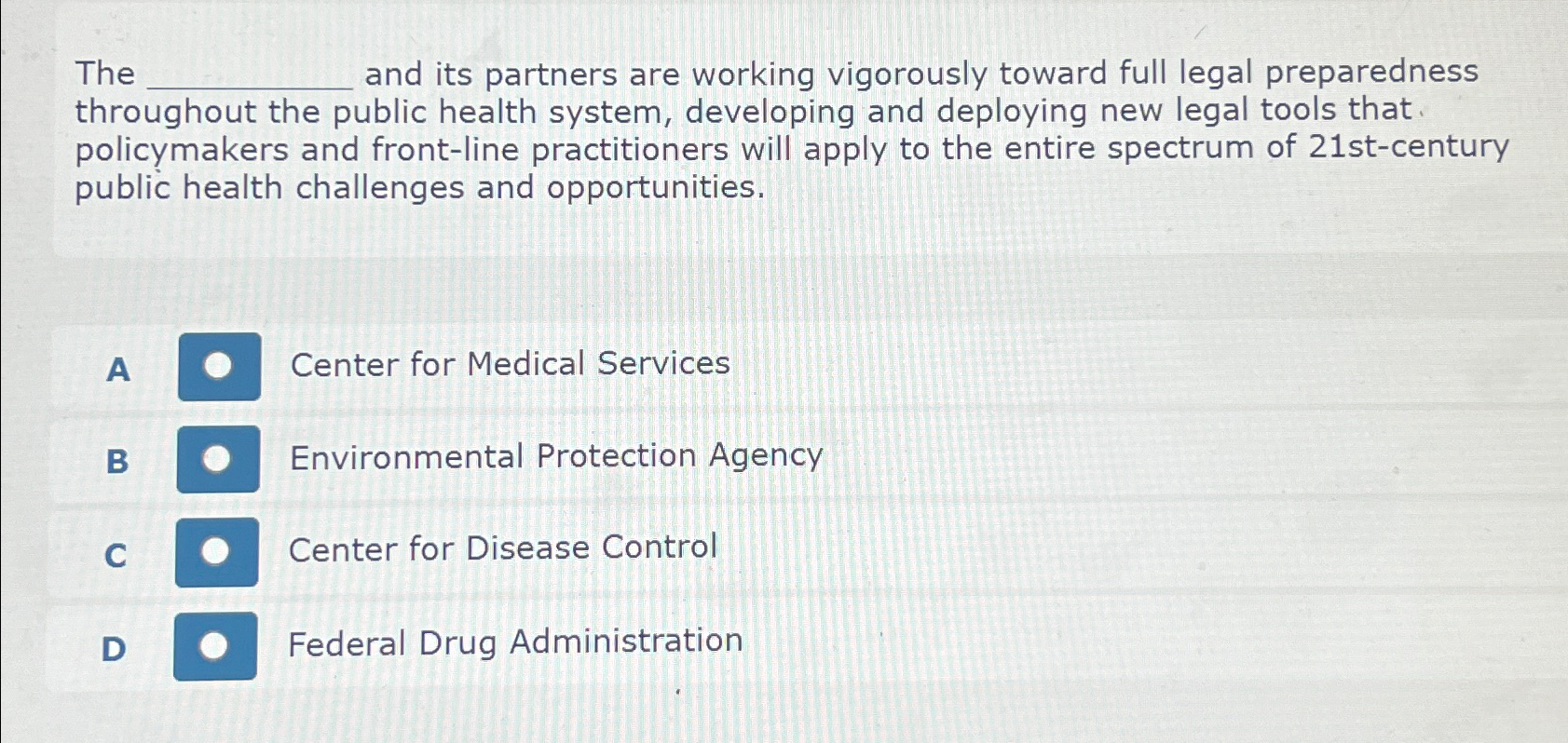 Solved The and its partners are working vigorously toward | Chegg.com