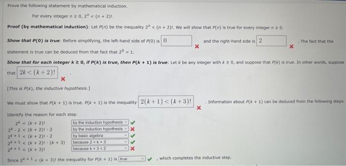 Solved Prove the following statement by mathematical | Chegg.com