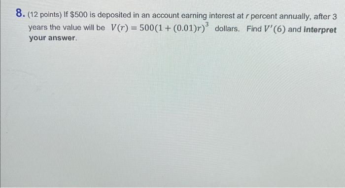 Solved 9. (9 points) Examine the function whose graph is | Chegg.com