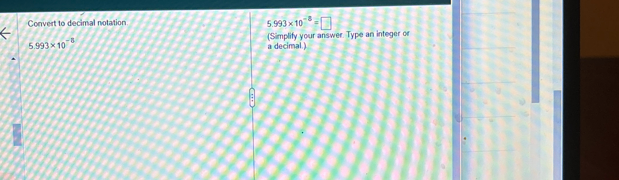 Solved Convert to decimal | Chegg.com