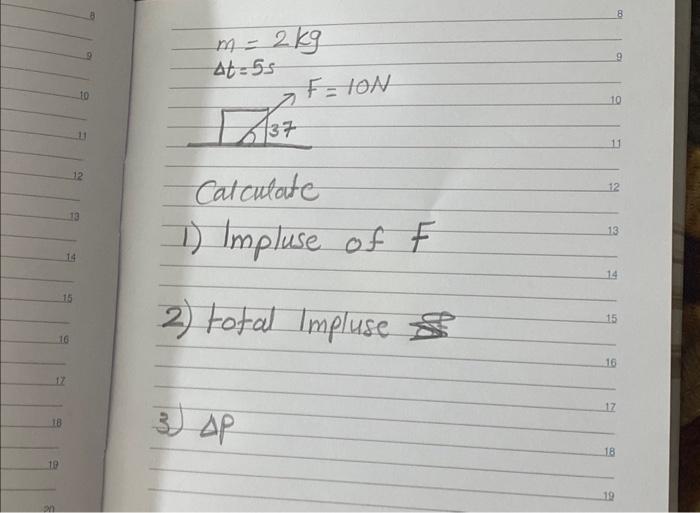 Solved Calculate 1) Impluse of F 2) total Impluse | Chegg.com
