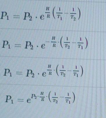 Solved Solve for P1 In(A) = H R - ) T2 P = P. G ) P1 = | Chegg.com