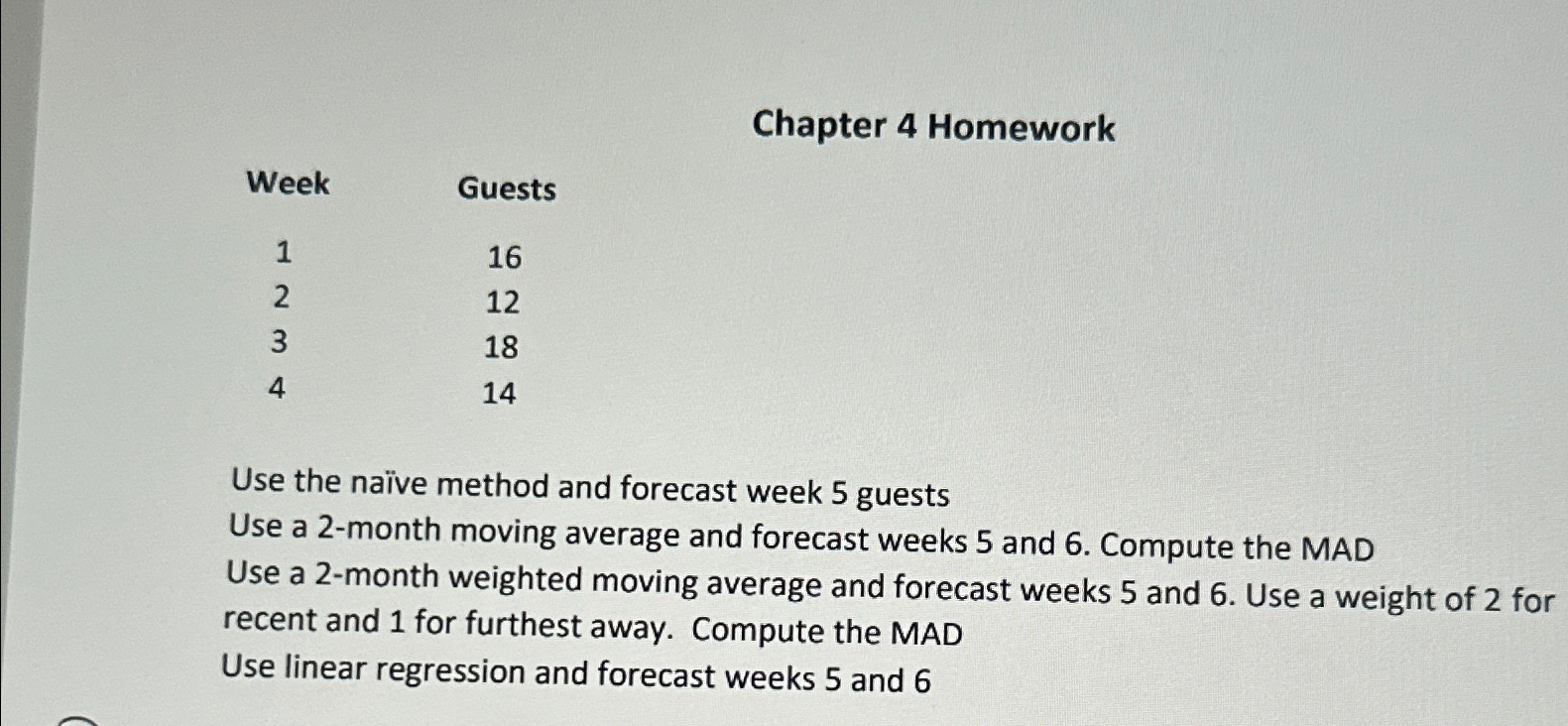 Solved Chapter 4 | Chegg.com