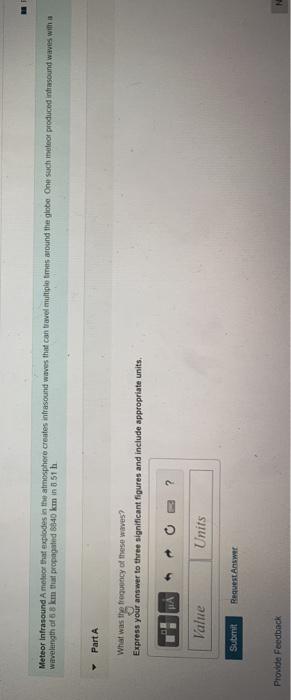 Solved Meteor Infrasound Ameet that explodes in the | Chegg.com