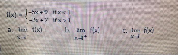 Solved A piecewise function is given. Use the properties of | Chegg.com