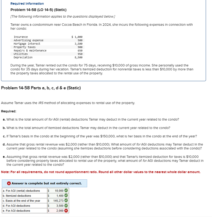 Solved Required InformationProblem 14-58 (LO | Chegg.com