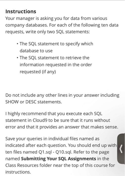 Solved From the Sales Orders Database 1. "Show me all the | Chegg.com