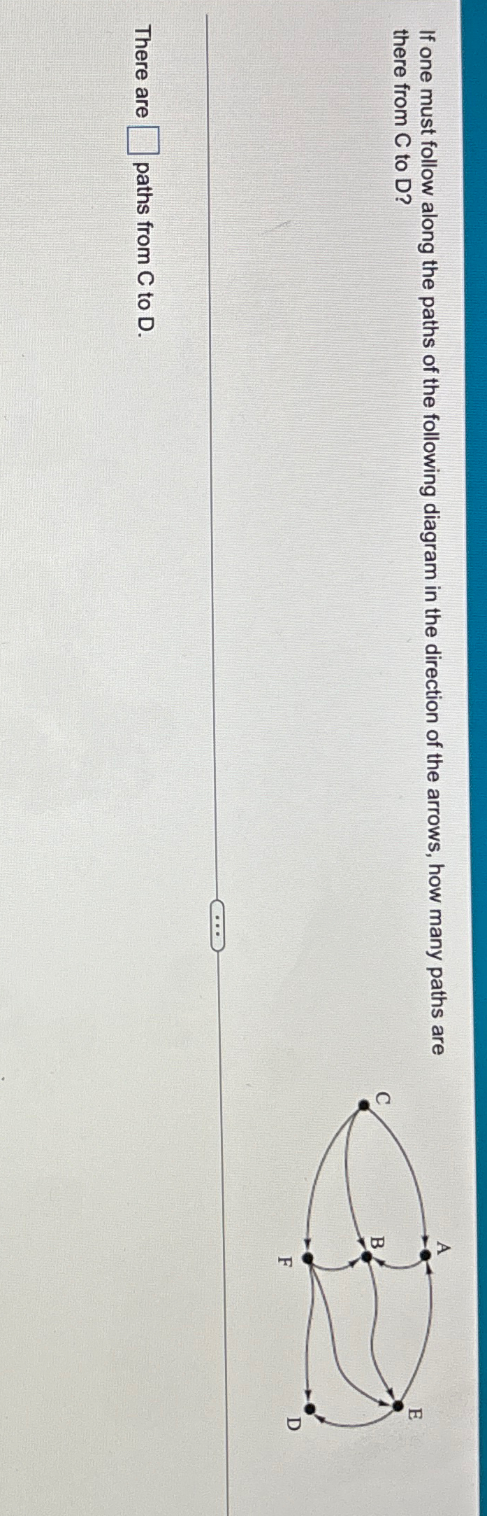 Solved If one must follow along the paths of the following | Chegg.com