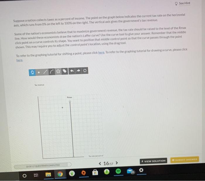 Solved See Hint Suppose A Nation Collects Taxes As A Percent Chegg