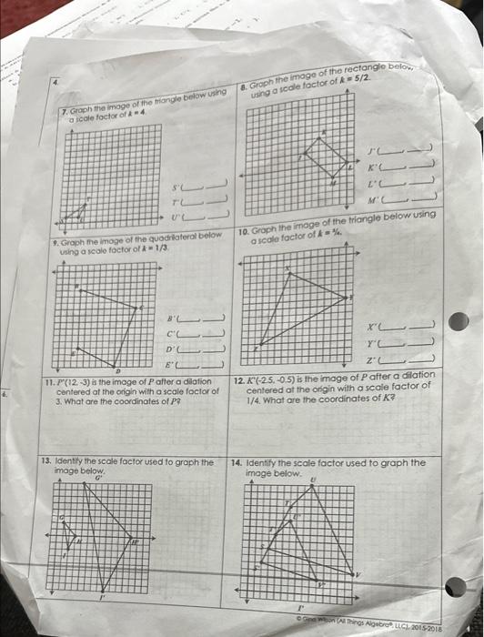 Solved Directions Graph and label eoch ligure and its image | Chegg.com